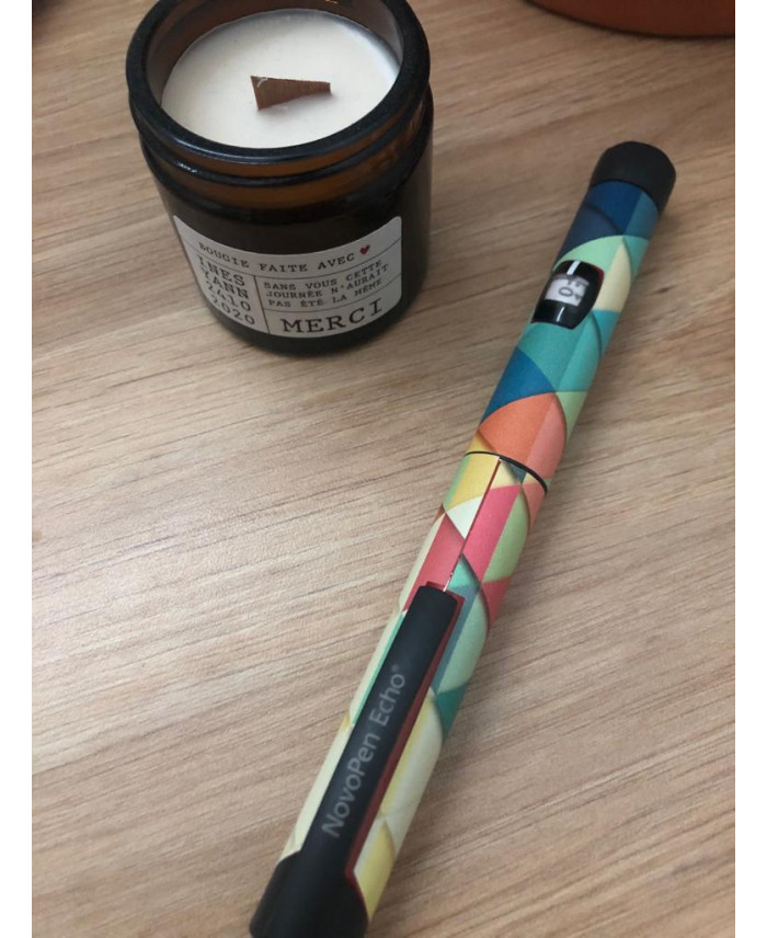 Sticker formes geo pour le stylo à insuline de Novo Nordisk®